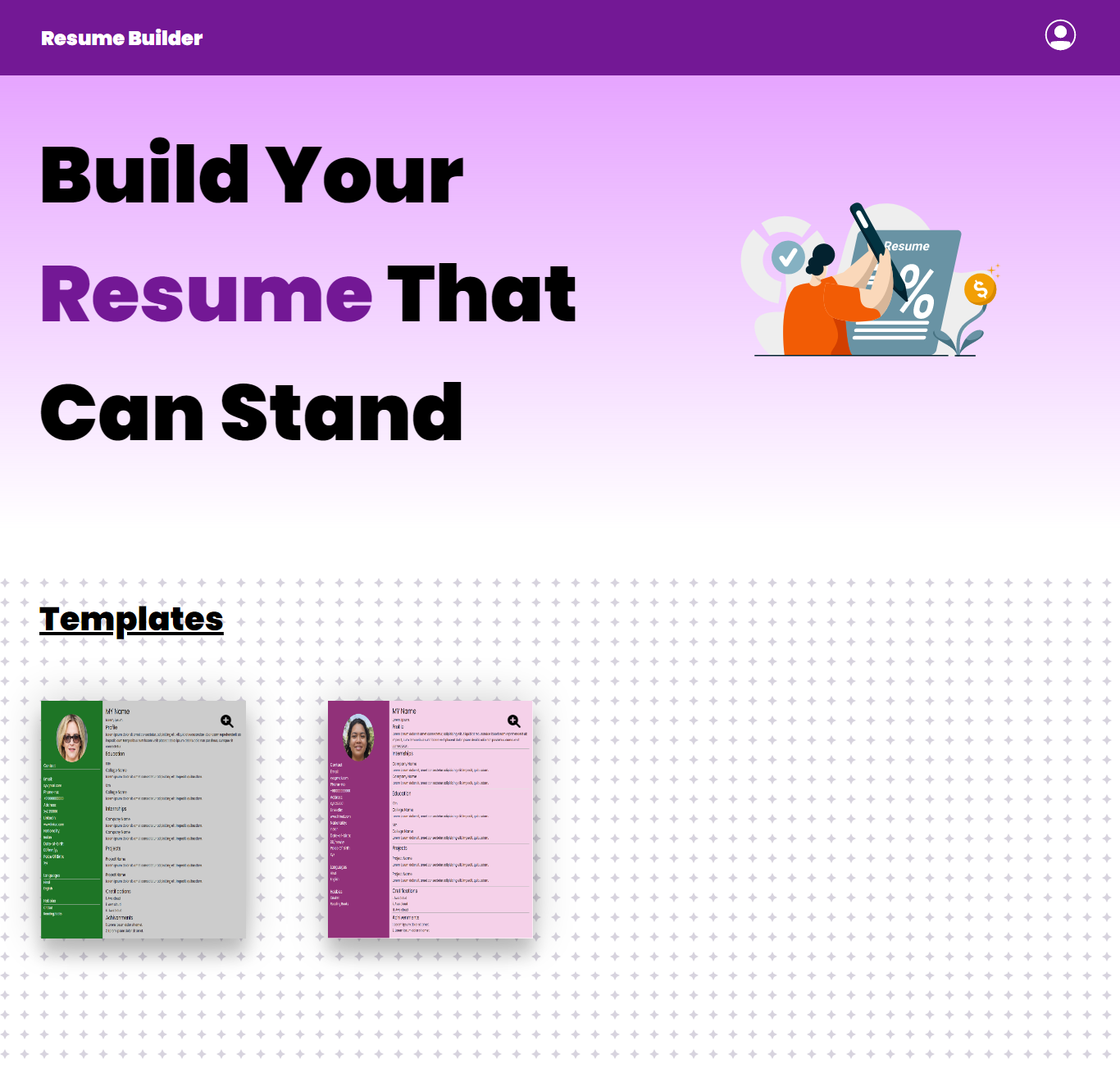GitHub - harshu6397/Resume-Builder-frontend