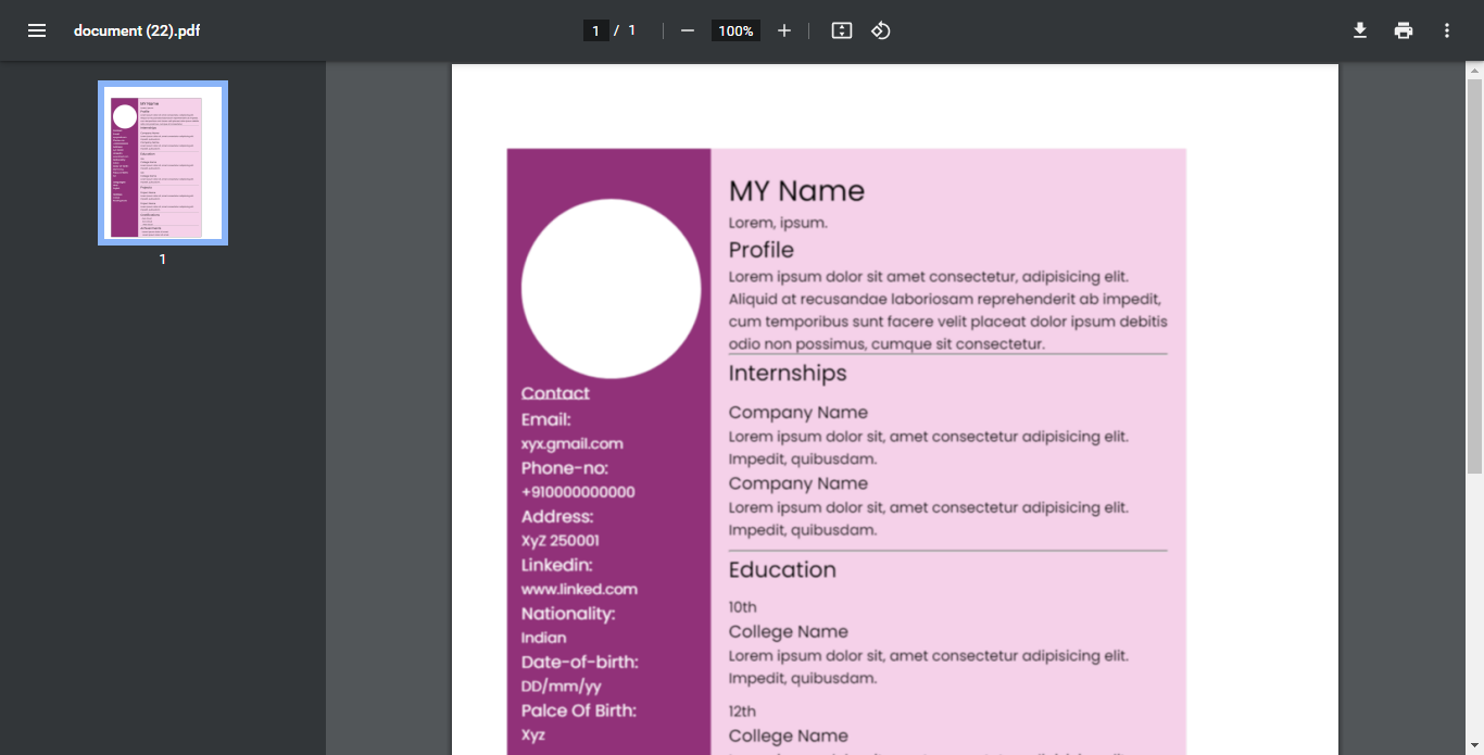 GitHub - harshu6397/Resume-Builder-frontend