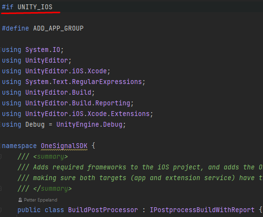 [Bug]: iOS BuildPostProcessor.cs - Missing UNITY_IOS flag? · Issue #508 · OneSignal/OneSignal ...