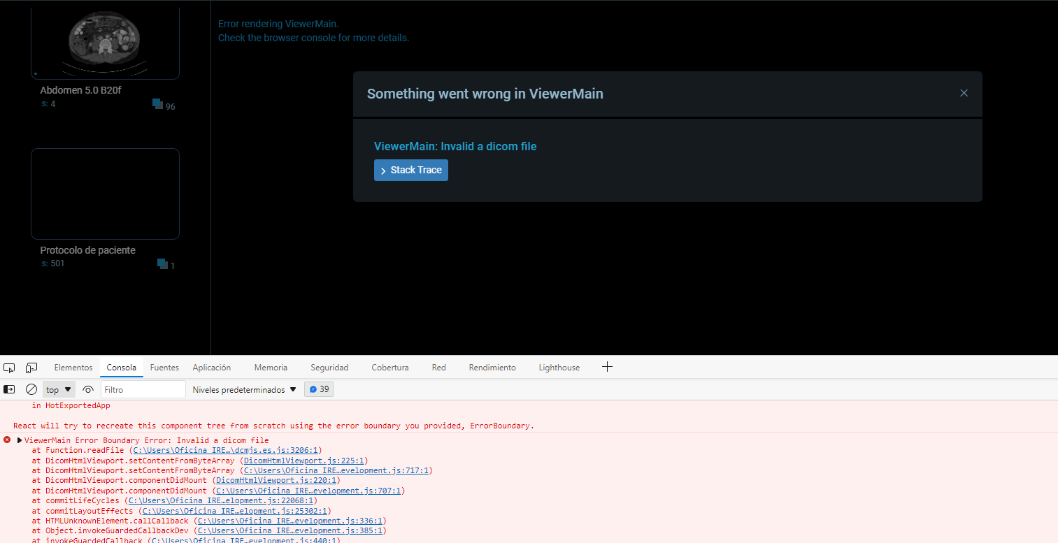 BUG/Error dcmjs On Empy Views · Issue #2771 · OHIF/Viewers · GitHub