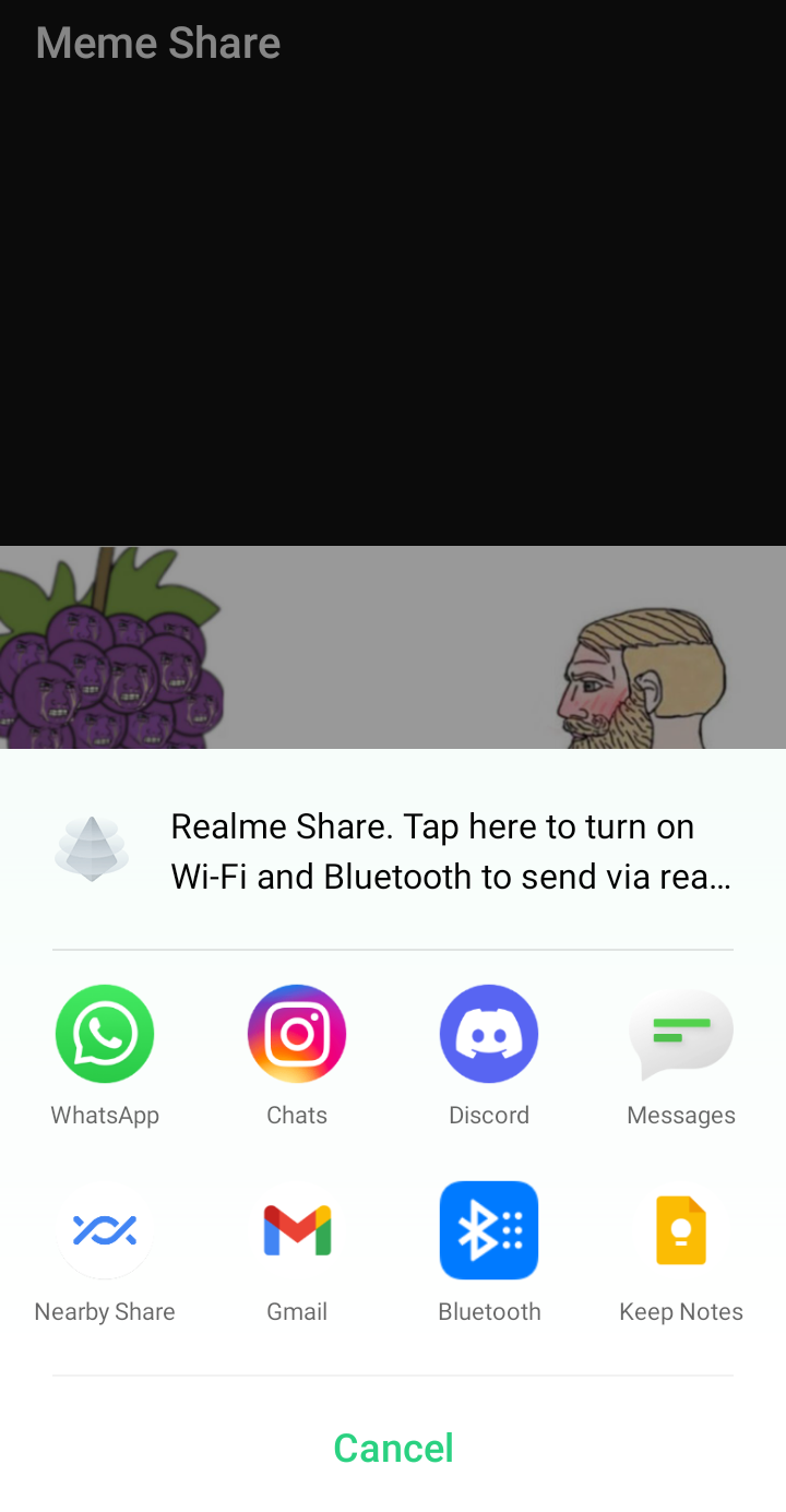 GitHub - shivesh-ranjan/Meme-Share-App: Android App which shares random ...