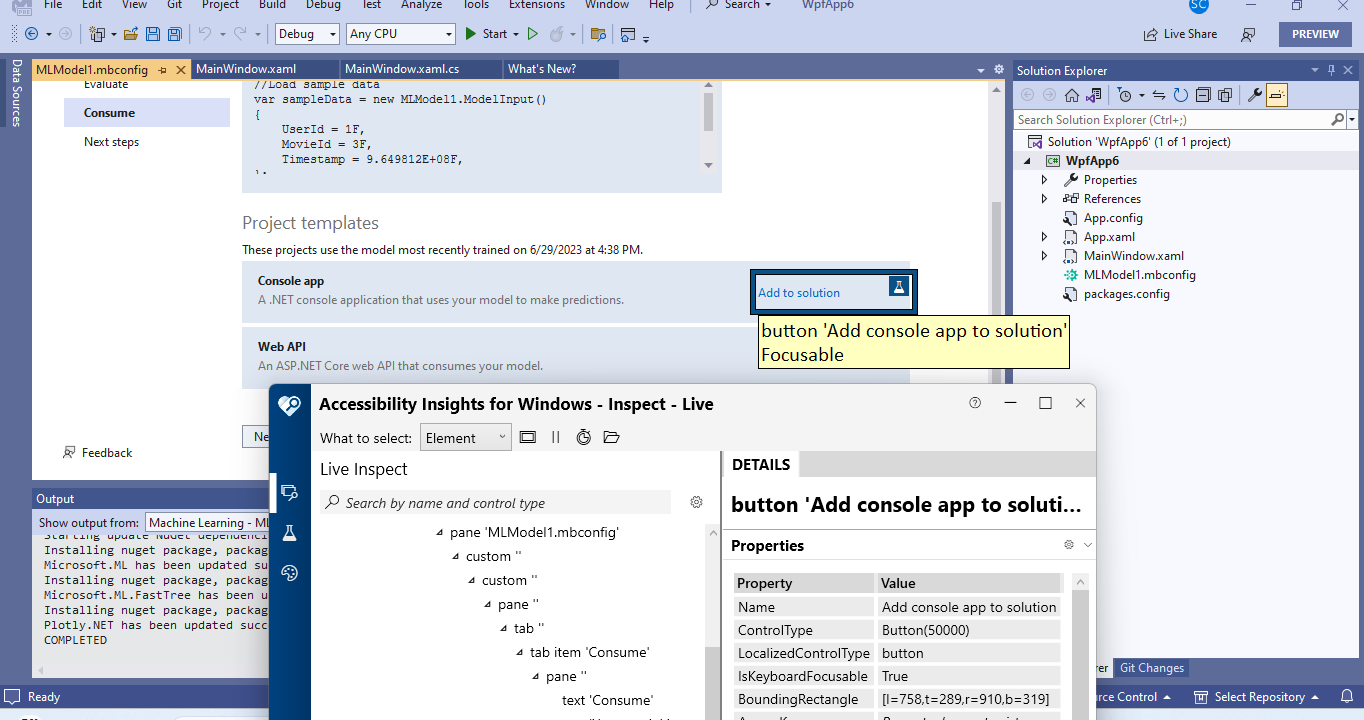A11y_Model Builder_Add Data_advanced data option_Usability: "Advanced data options" control is ...