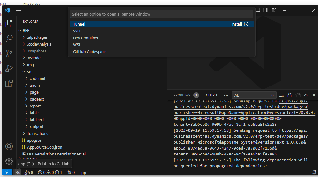 Visual Studio Code - After Cloning Branch from Azure Dev Ops - Source Control shows Folders ...