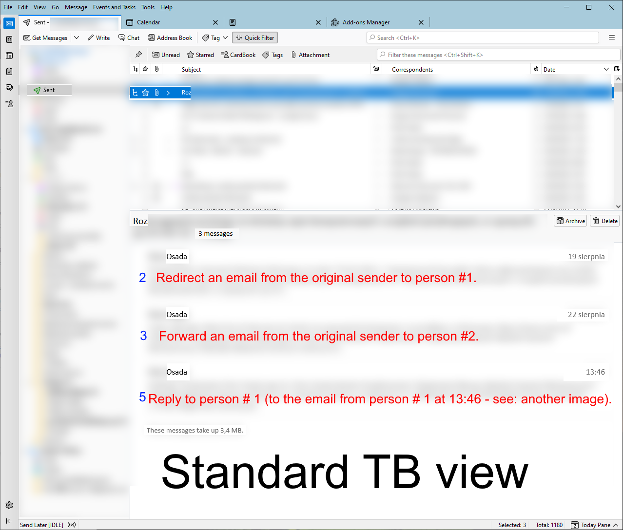 Make the thread the same (complete) from every floder view where emails are stored · Issue #1897 ...