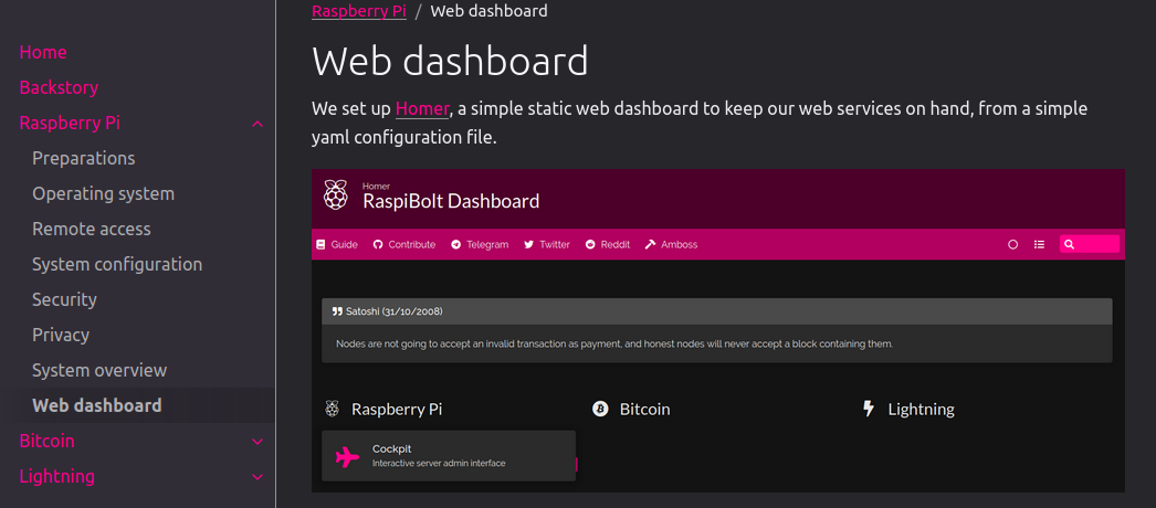 Serve navigation to available webservices directly on https://raspibolt.local · Issue #849 ...