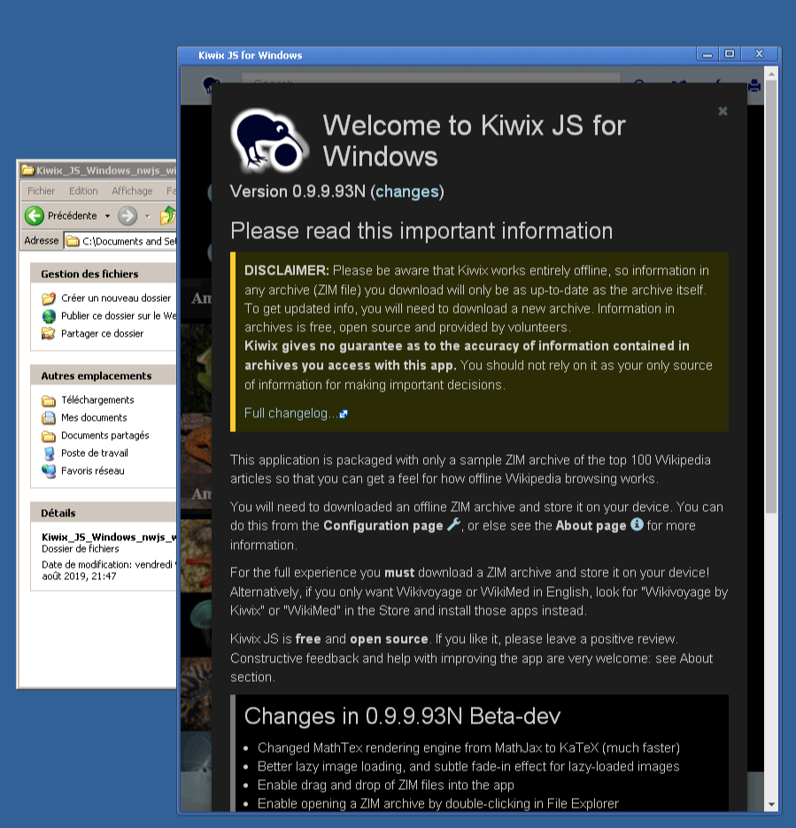 Package Kiwix JS or Kiwix JS Windows as a portable Electron app · Issue #545 · kiwix/kiwix-js ...