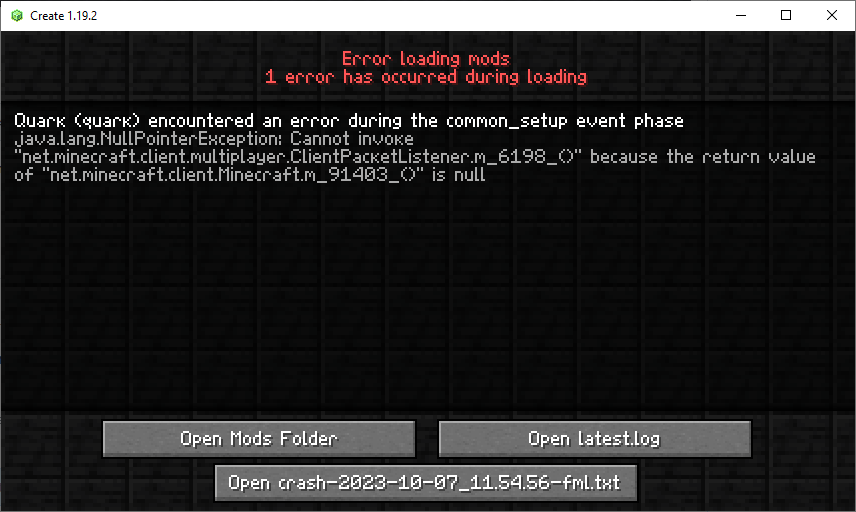 Quark-3.4-410 causes resource load fail on startup · Issue #4365 · VazkiiMods/Quark · GitHub