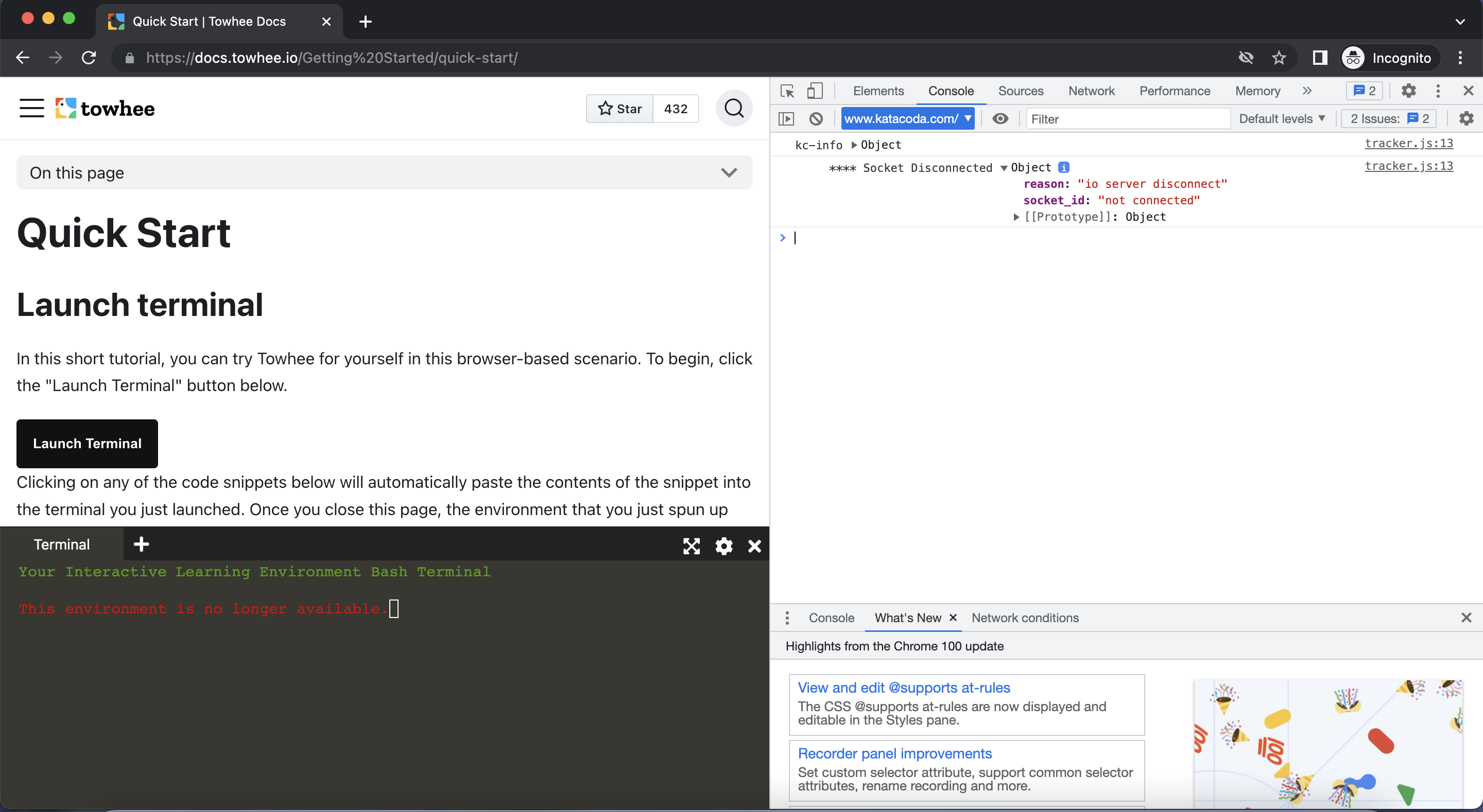 [Bug]: Fail to launch terminal in Quick Start · Issue #1177 · towhee-io/towhee · GitHub