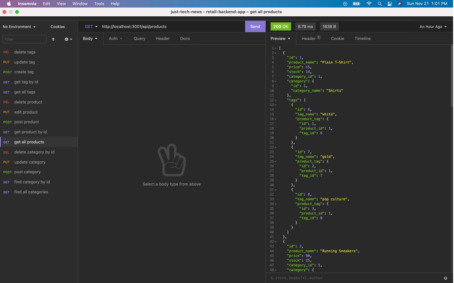 GitHub - PurviMec/retail-backend-app