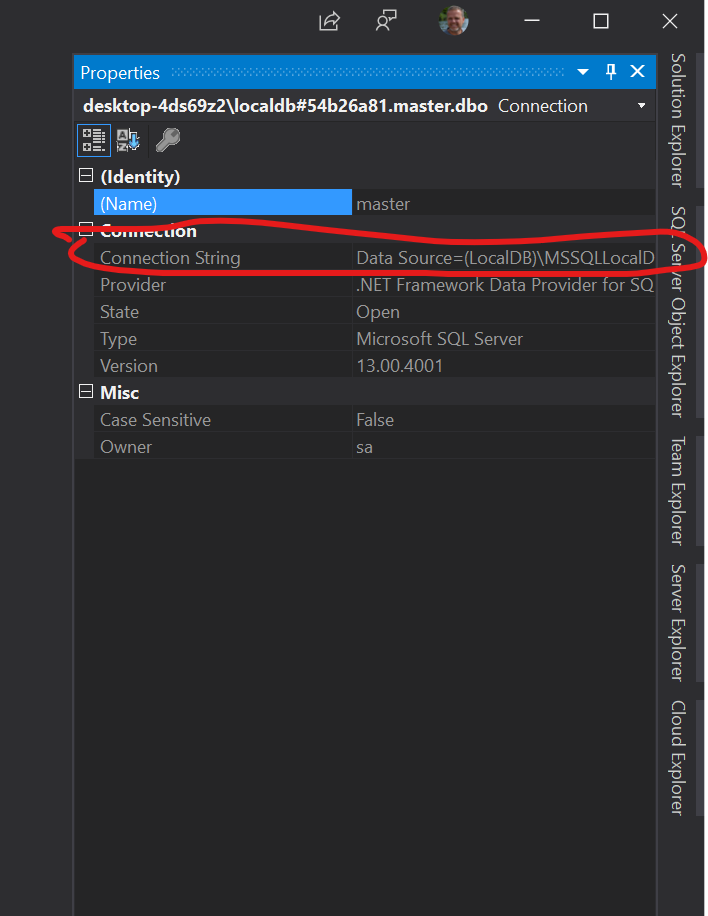 Property - Connection String · Issue #11950 · microsoft/azuredatastudio · GitHub