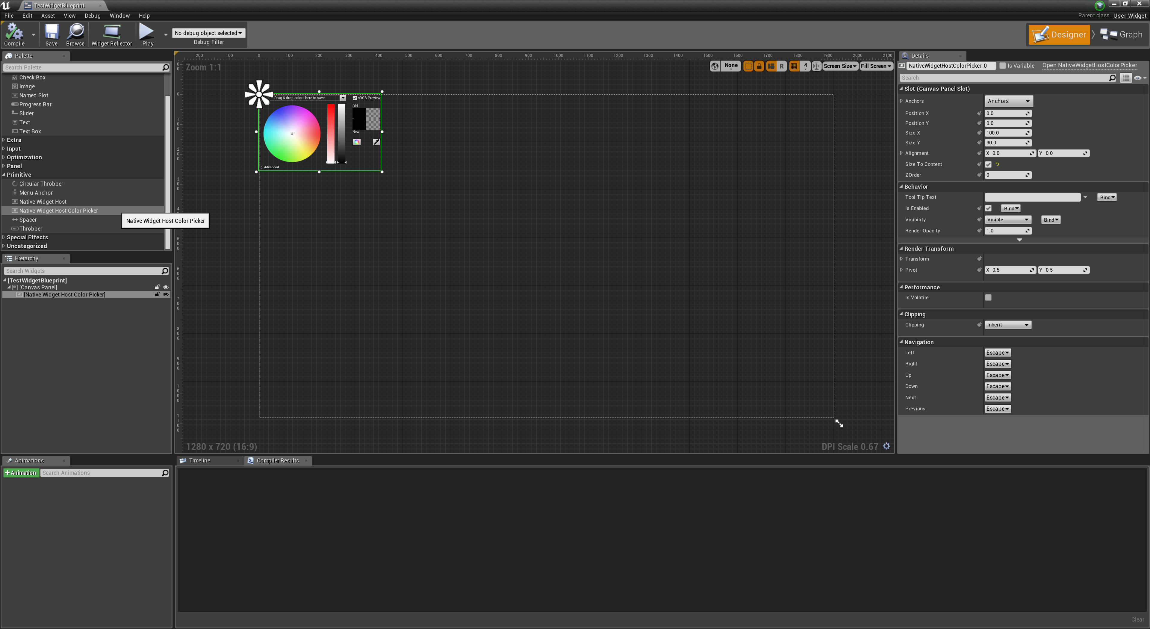 GitHub - HSeo/ColorPickerTest419: SColorPicker with NativeWidgetHost.