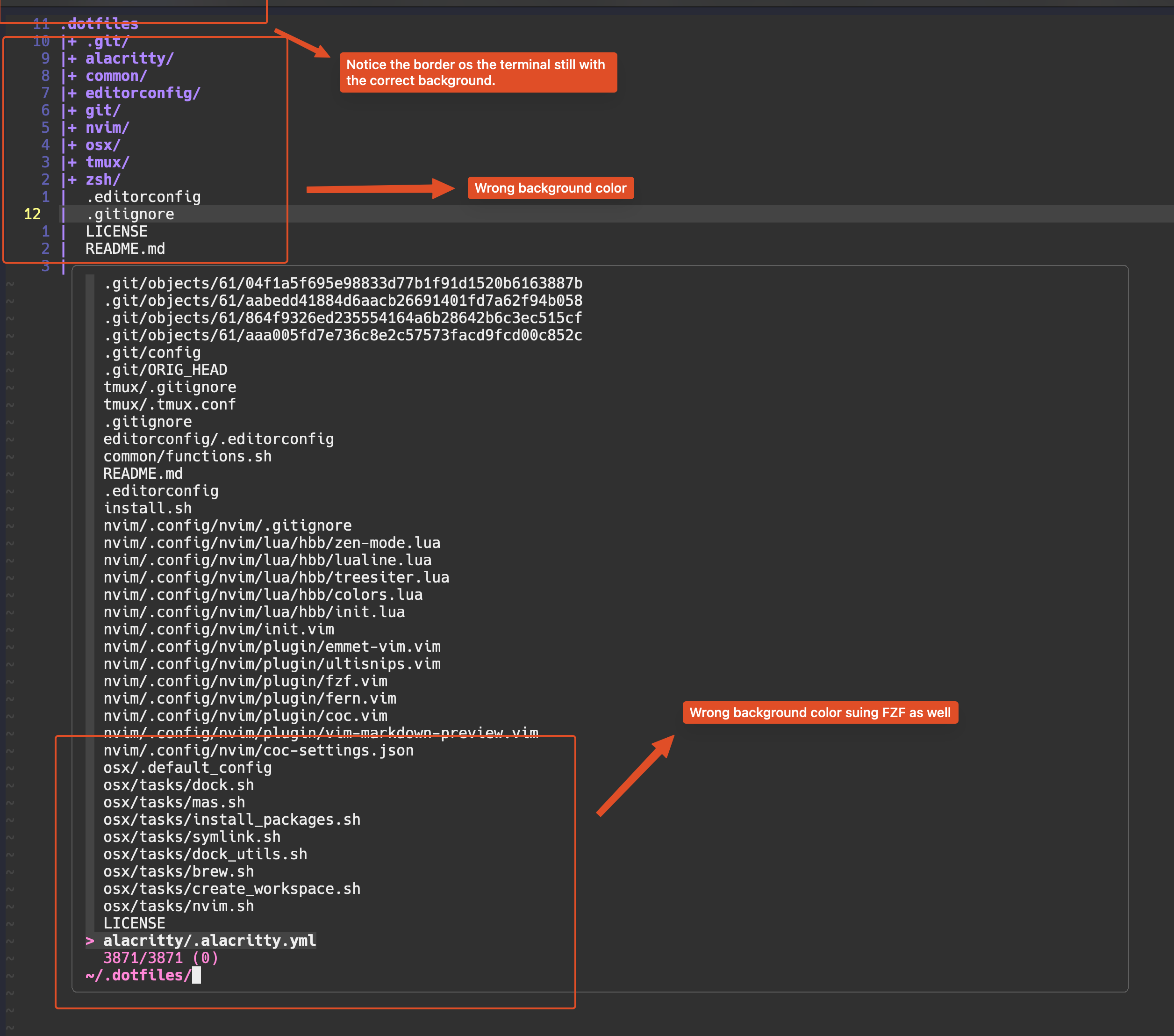 Alacritty Neovim Issue With Background Rendering · Issue 17521 · Neovim Neovim · Github