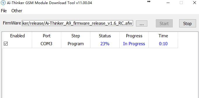 下载时提示 No boot sector struct exists · Issue #9 · Ai-Thinker-Open/GPRS_C_SDK · GitHub