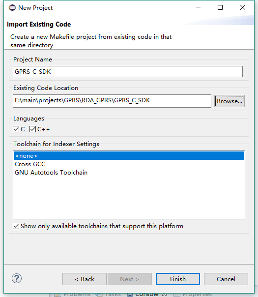 How To Setup Workspace Using Eclipse Cdt · Issue 202 · Ai Thinker Opengprscsdk · Github