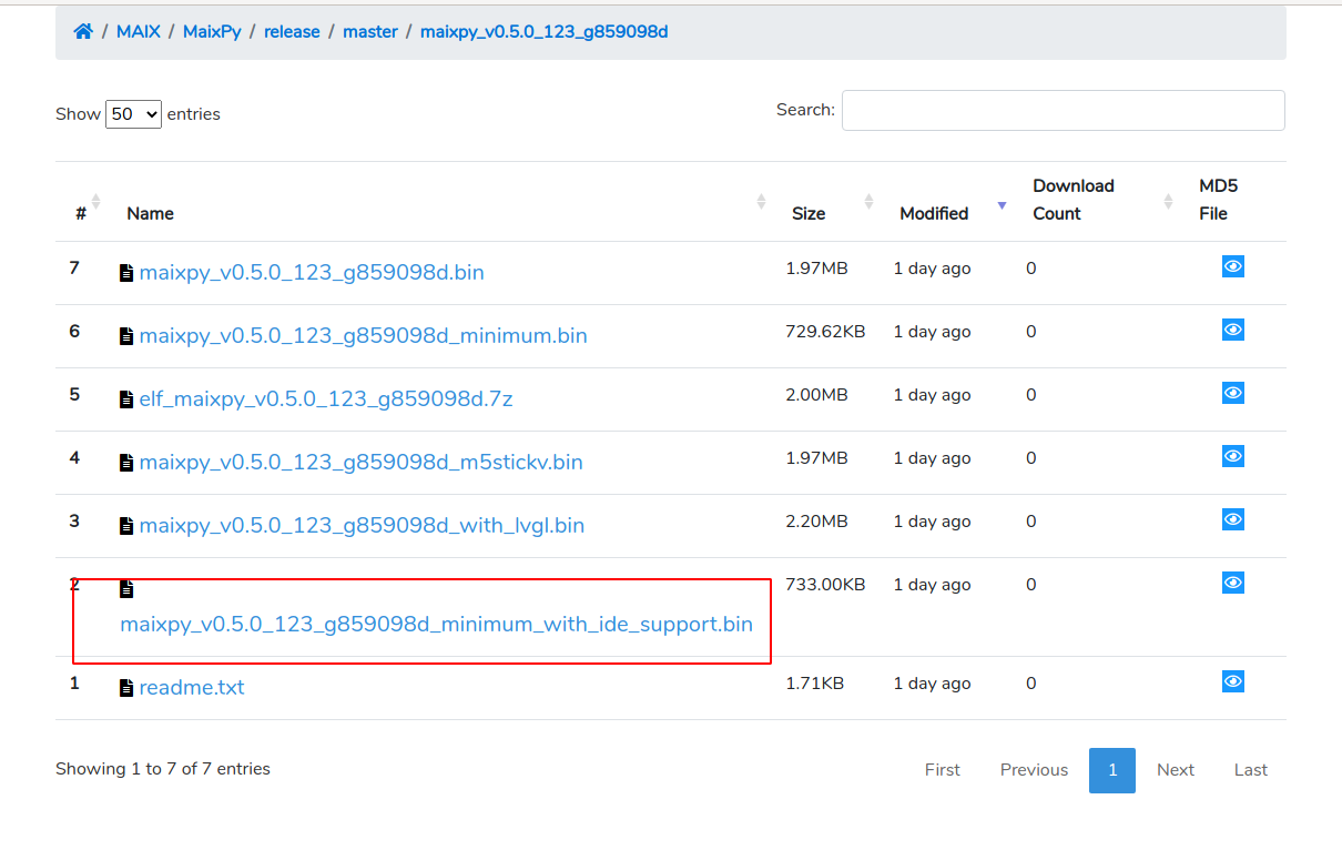 What Version Full Firmware · Issue 296 · Sipeed Maixpy V1 · Github