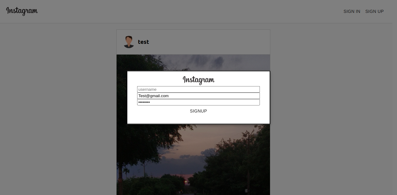 GitHub - ezhil04/instagram-clone: A simple Instagram Clone made using ...