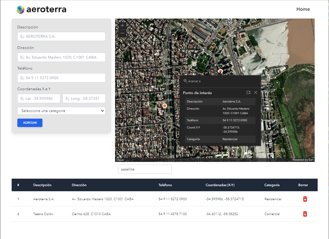 GitHub - lfarina18/Aeroterra-challenge: Geolocation app
