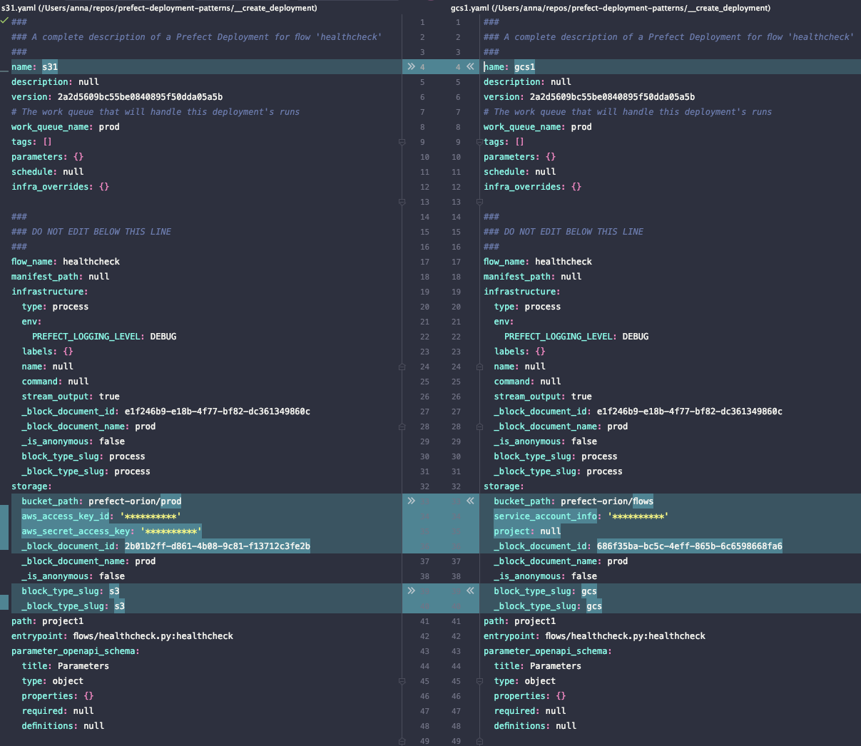 Subpaths and remote subdirectory paths can't be used on deployments with GCS storage block ...