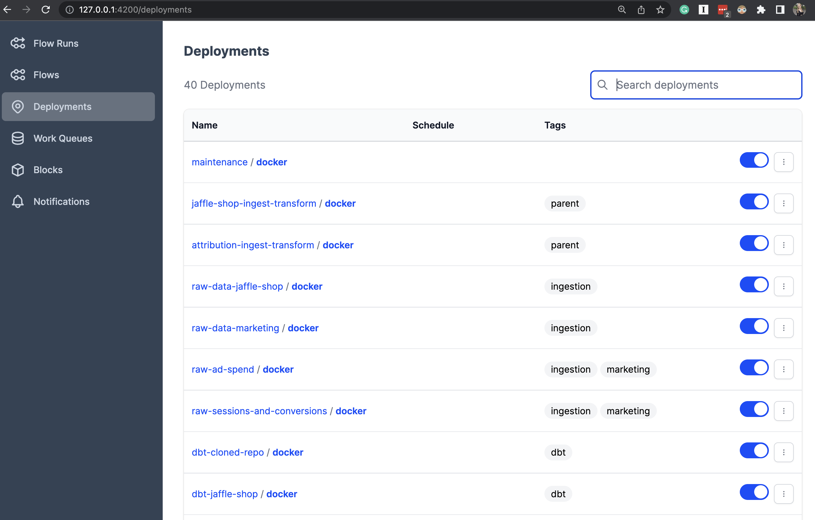 Allow Search For Flow Name In The Deployments Ui Page · Issue 7135 · Prefecthq Prefect · Github