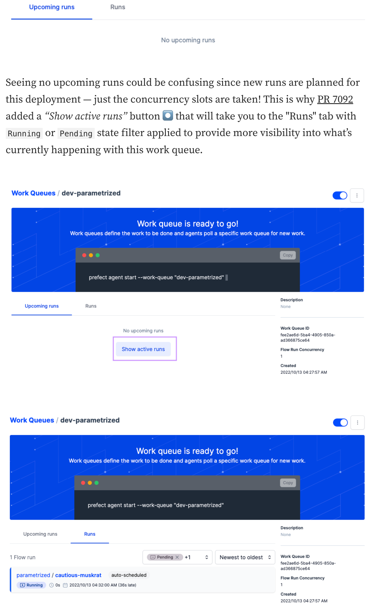 Display concurrency-limited runs in the "Upcoming runs" tab · Issue #7325 · PrefectHQ/prefect ...
