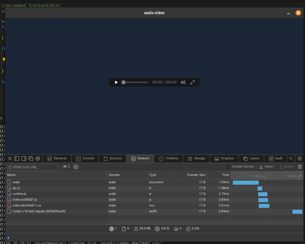 [v2, linux] custom AssetsHandler ignores HTML video's src on production · Issue #1568 · wailsapp ...