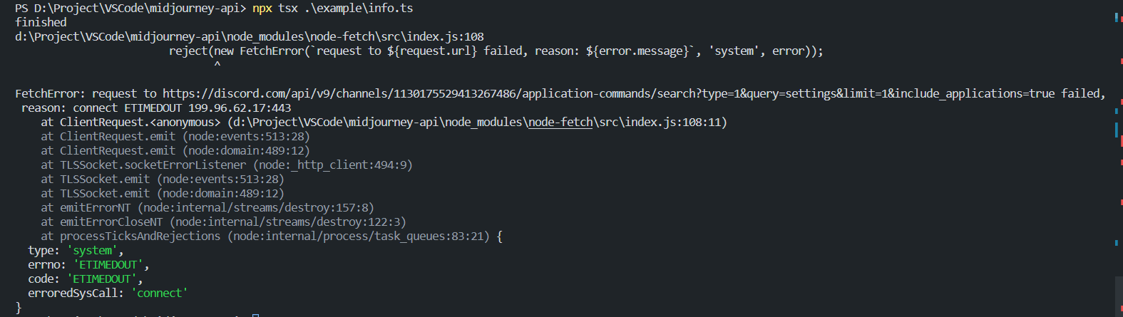 network error · Issue #206 · erictik/midjourney-api · GitHub