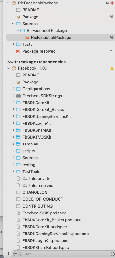 Unable To Access Facebook Ios Sdk From Within A Custom Swift Package · Issue 1802 · Facebook