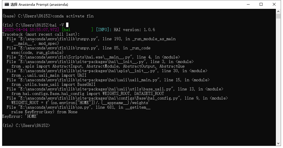 Hai报错keyerror · Issue 9 · Zhangzhengde0225finet · Github 