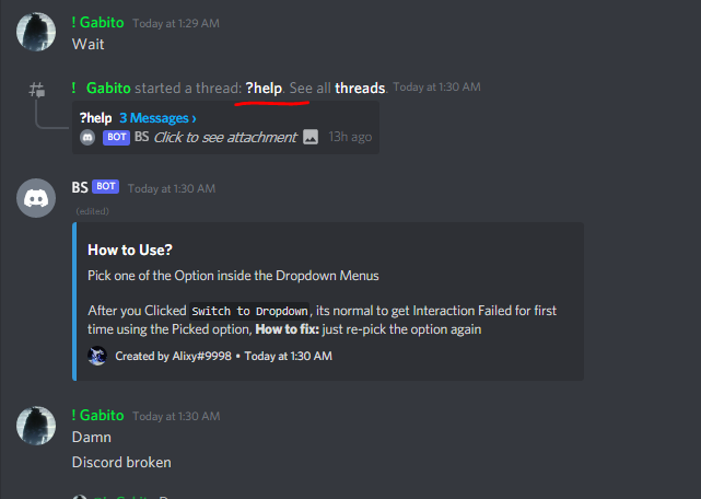 Bot Responded to Threads Name as commands · Issue #6487 · discordjs ...