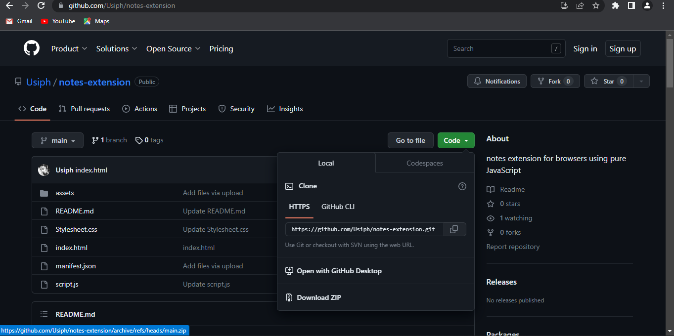 GitHub - Usiph/notes-extension: notes extension for browsers using pure ...