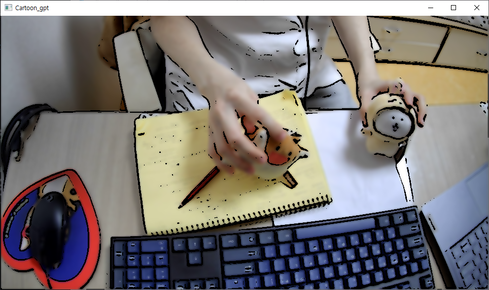 GitHub - pianoop/my_simple_cartoon_filter: My simple cartoon art filter using OpenCV