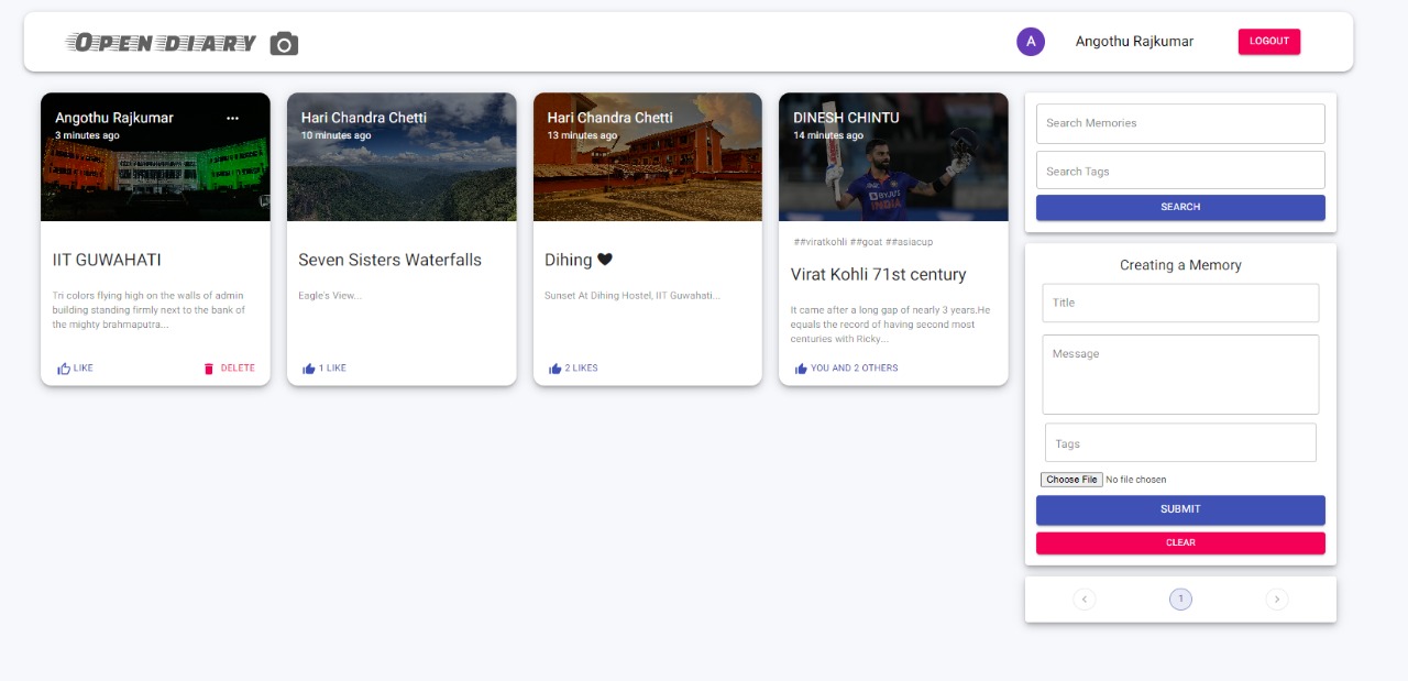 GitHub - dineshchintu/Open-Diary