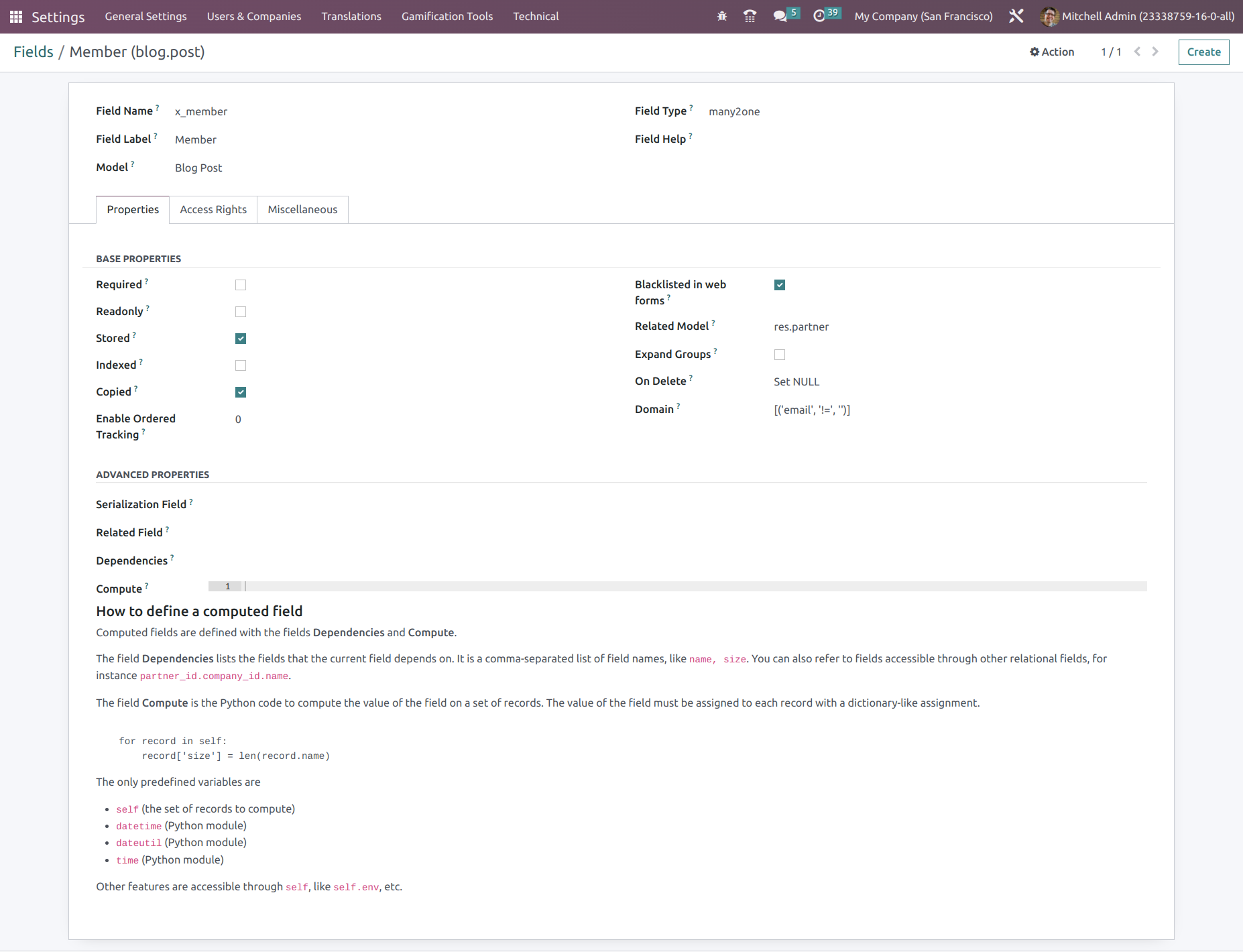 Importing Relational Data From A Csv File Does Not Follow Fields Domain · Issue 111389 · Odoo