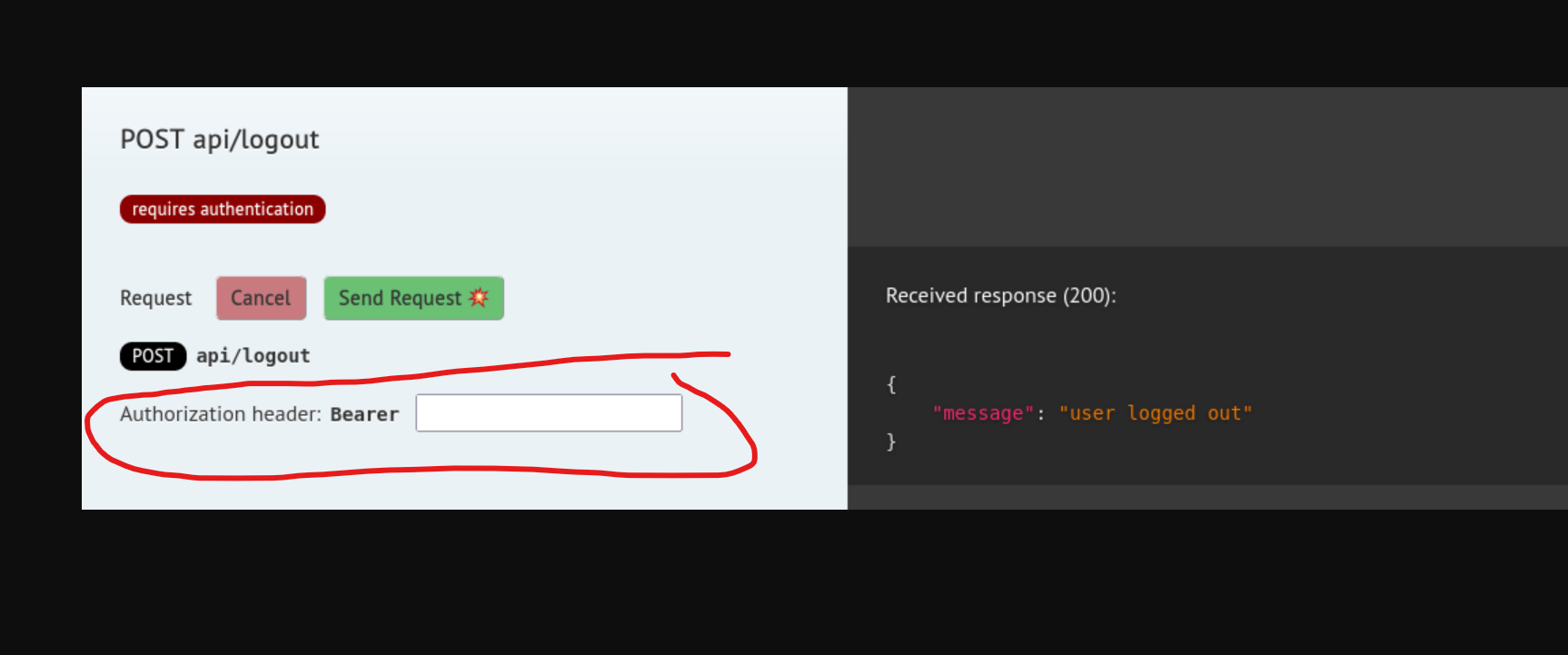 Authorization Header input not showing for try-it-out functionality · Issue #555 · knuckleswtf ...