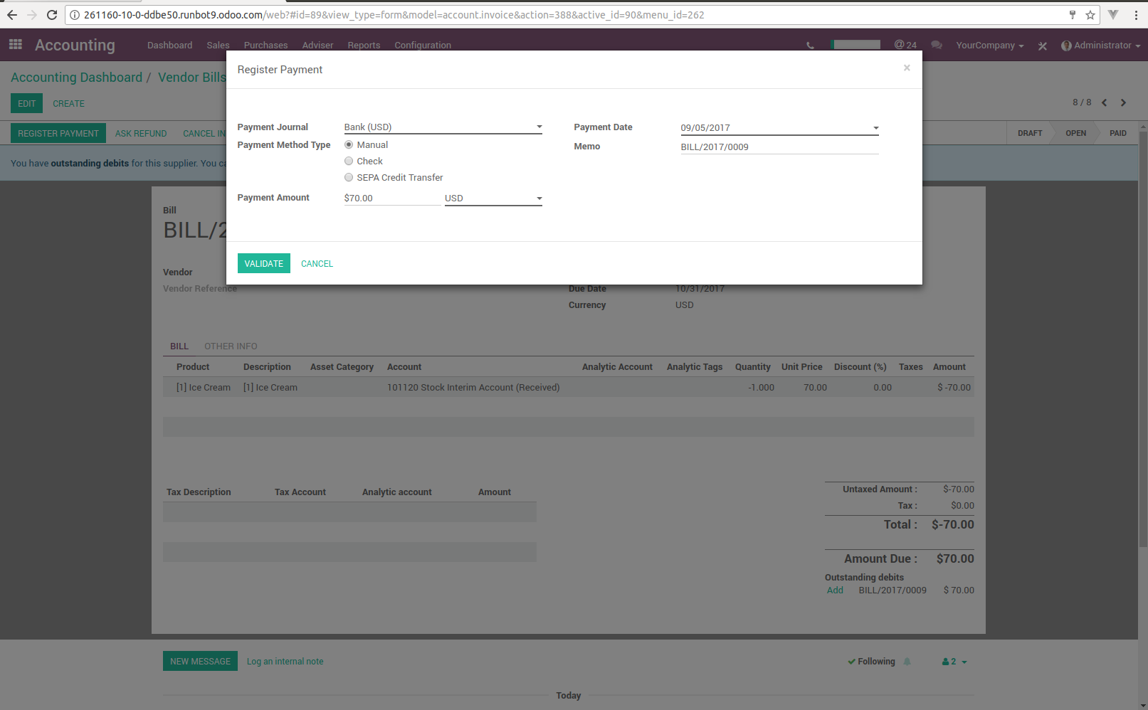 Wrong payment amount for invoices with negative amount · Issue #19280 ...