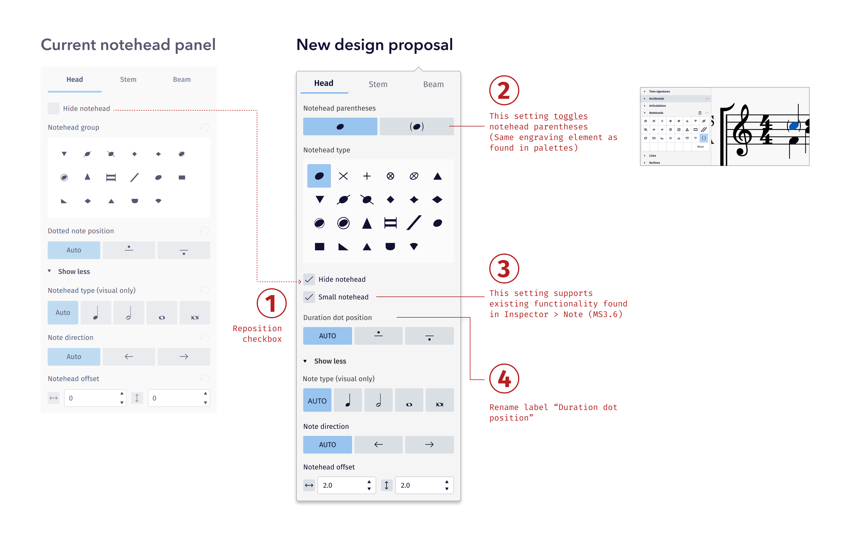 [MU4 Task] Notehead popup design improvements · Issue #10028 · musescore/MuseScore · GitHub