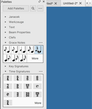 [MU4 Issue] `Delete` and `Backspace` should hide palette elements and ...