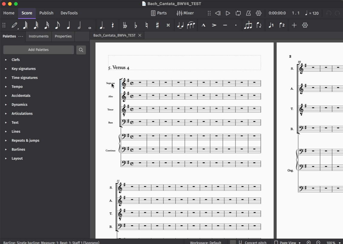 [MU4 Issue] Crash when making changes to staff/part properties after double-click on instrument ...