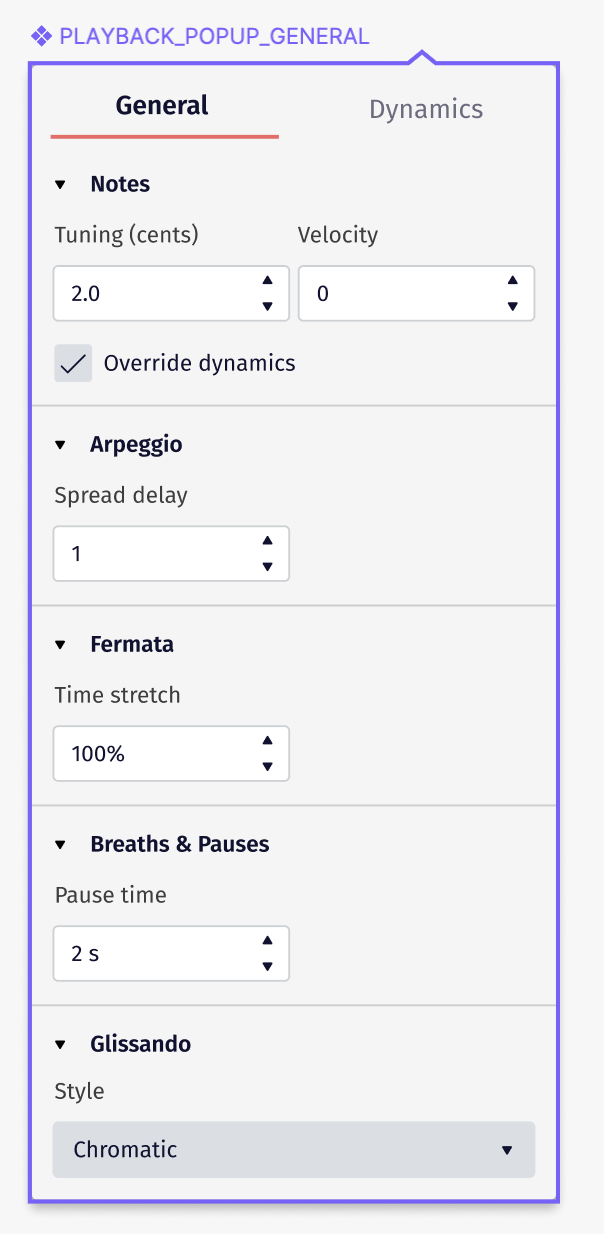 [MU4 Issue] Playback popup in Properties > General has incorrect vertical spacing · Issue #11501 ...