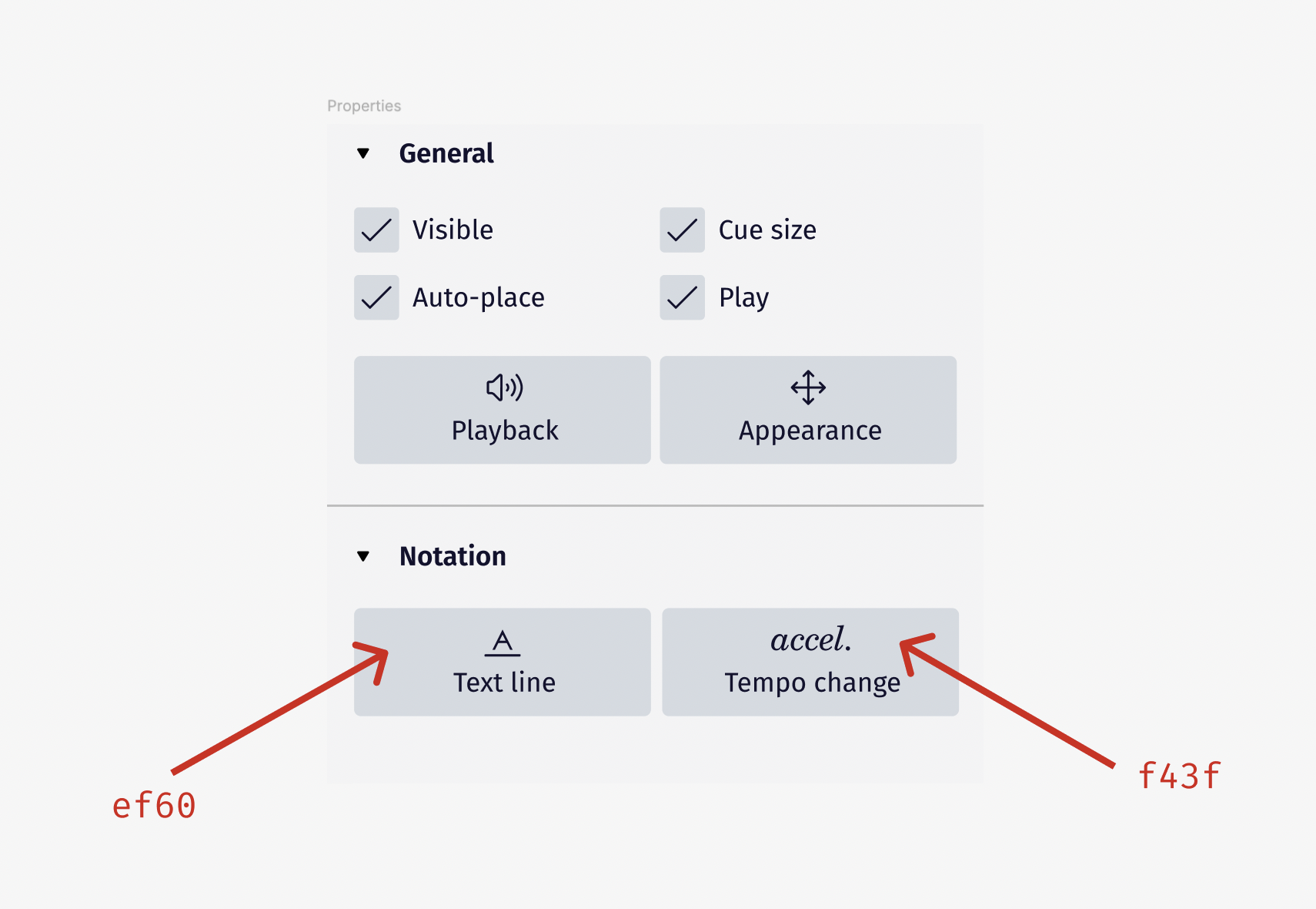 [MU4 Task] Add icons for "Text line" and "Tempo change" buttons in Properties · Issue #12623 ...
