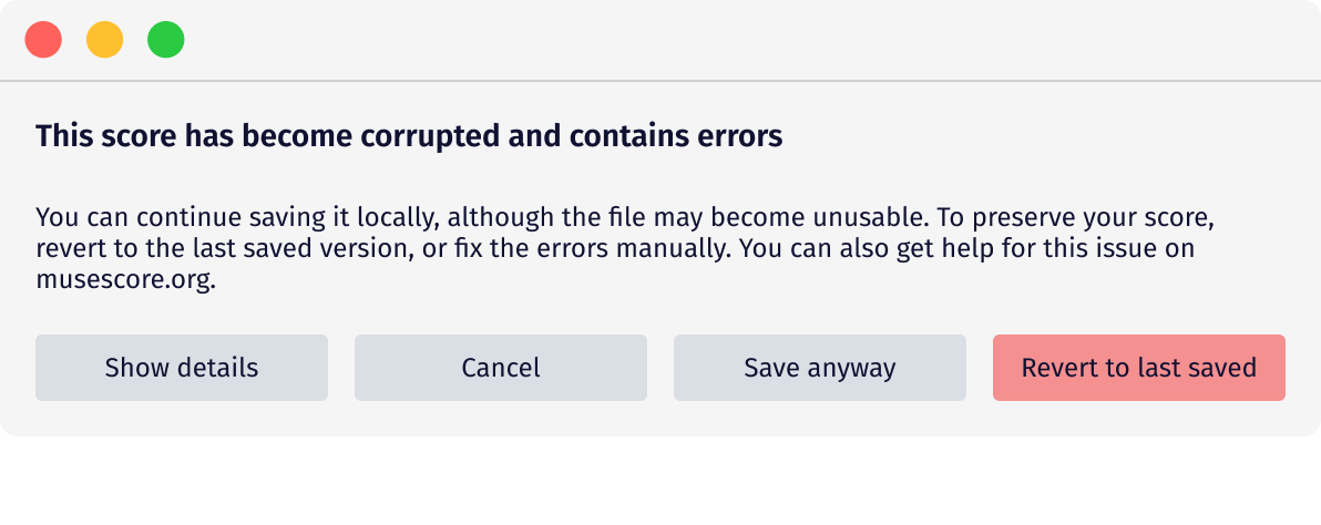 Mu4 Task New Corrupted File Dialogs · Issue 16042 · Musescore 