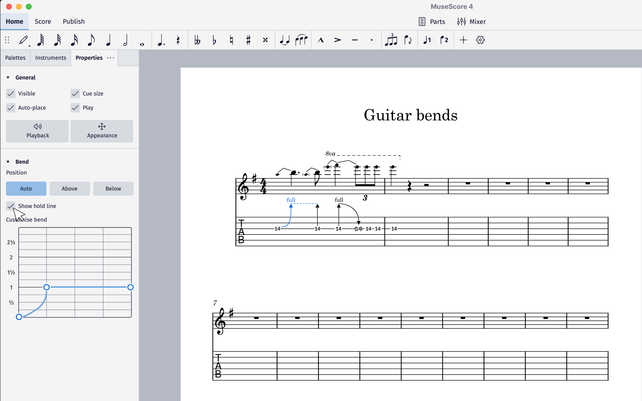 Feature Implement New Guitar Bends Feature · Issue 19612 · Musescoremusescore · Github