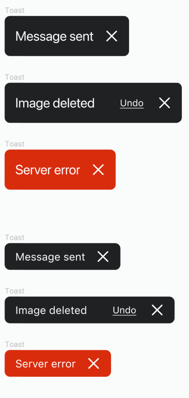 Typography Foundations Migration Toasts · Issue 7047 · Shopifypolaris · Github 