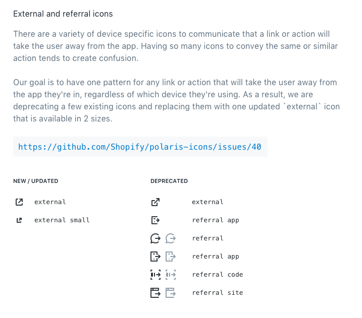 [a11y] Add icon for external links · Issue #944 · Shopify/polaris · GitHub