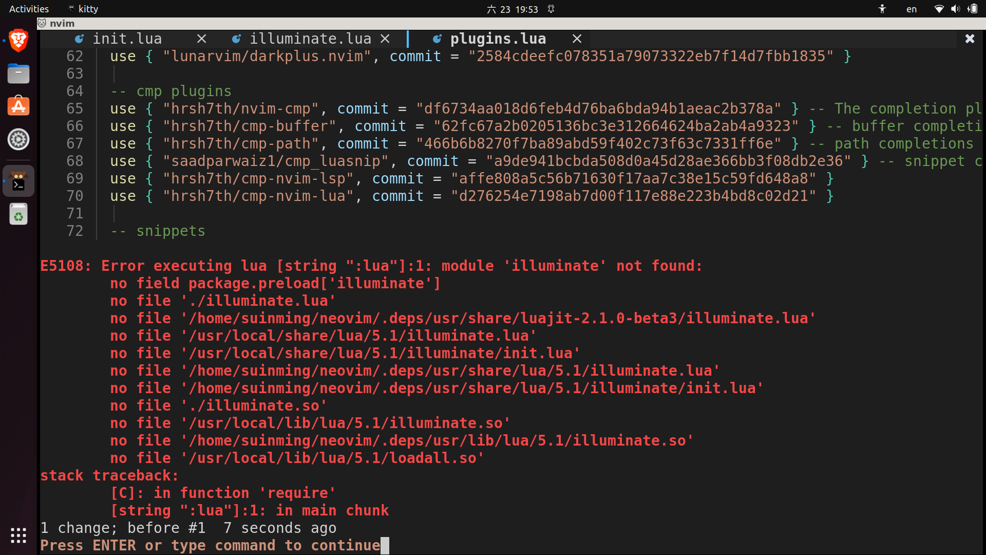 illuminate not work · Issue #11 · LunarVim/Launch.nvim · GitHub