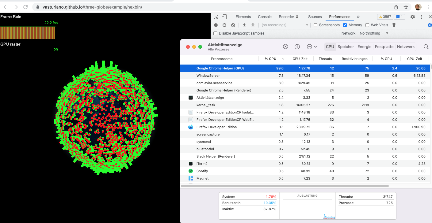 Performance of: Hex bin layer on Chrome on Mac OS · Issue #78 ...
