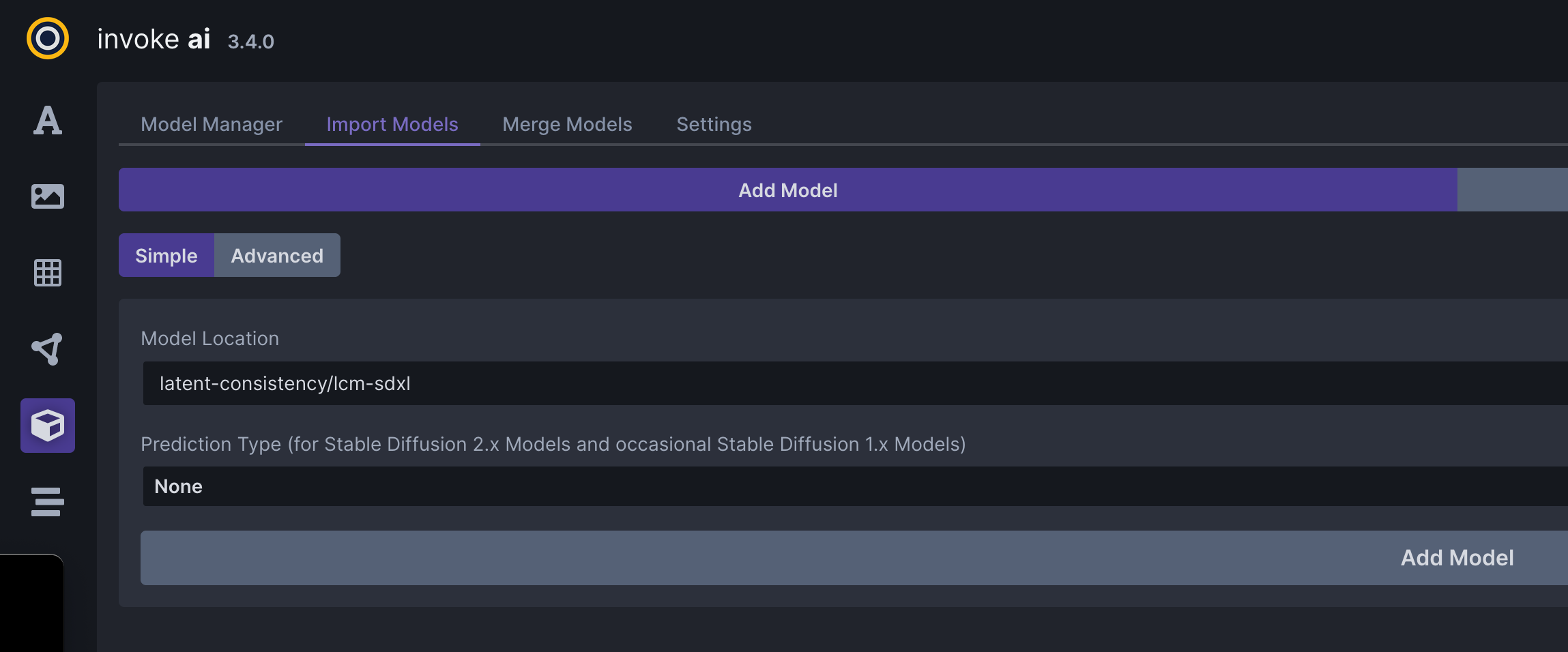 [bug]: LCM models fail to load - 'UNet2DConditionModel is not one of the supported classes ...