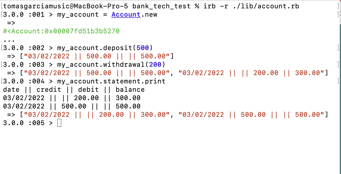 GitHub - TomasGarciaDev/bank_tech_test