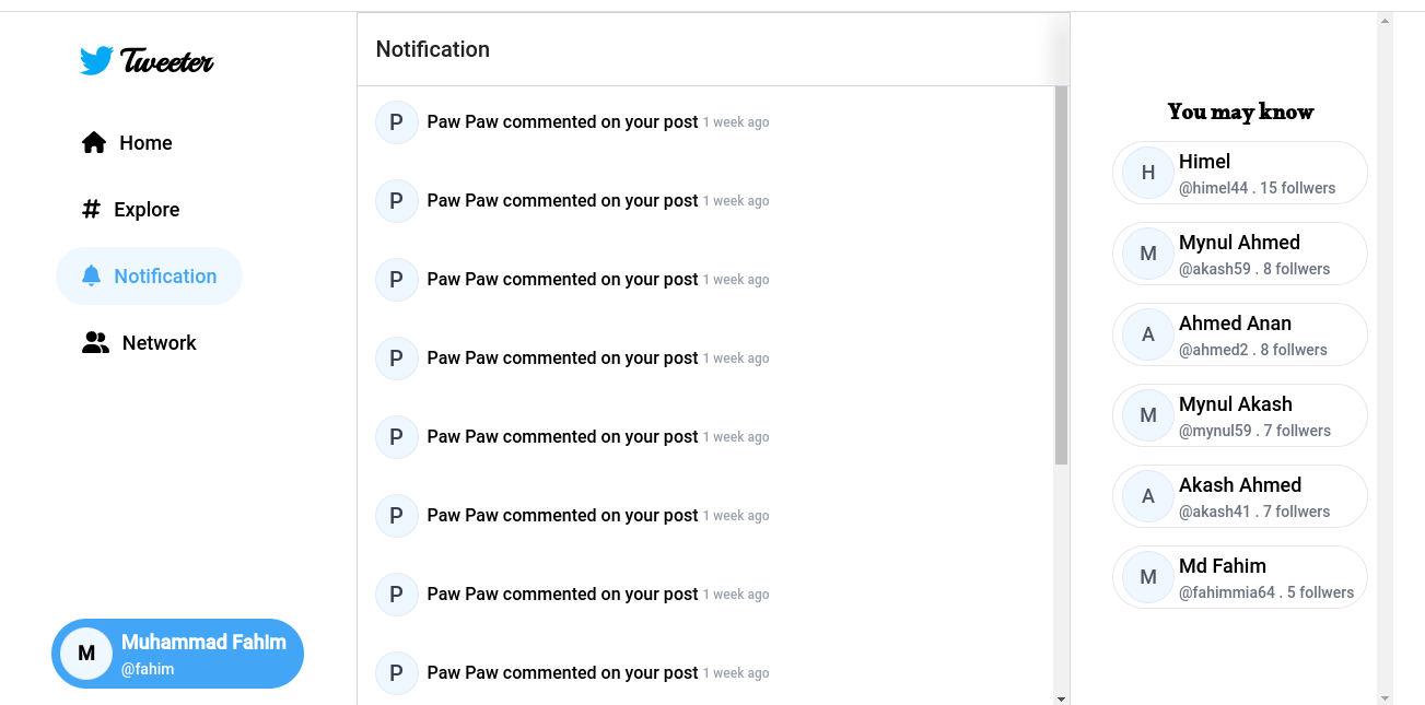 GitHub - SIB61/Tweeter-clone-Learnathon-final-project-: Angular-14 dotnet signalR RabbitMq ...