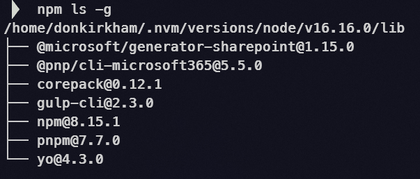 Bug report: spfx doctor reports missing gulp · Issue #3541 · pnp/cli-microsoft365 · GitHub